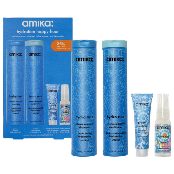 Amika Hydration Happy Hour Wash and Care Set - Image Beauty