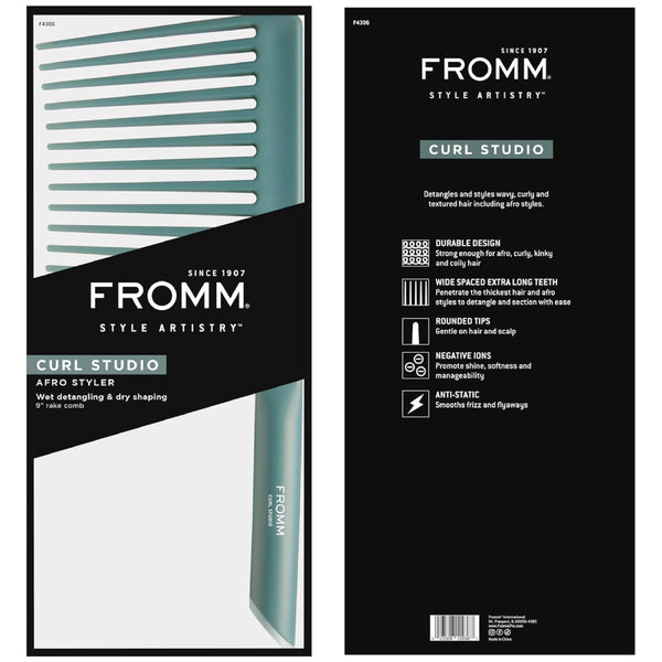 Fromm Curl Studio Afro Styler Rake Comb - Image Beauty