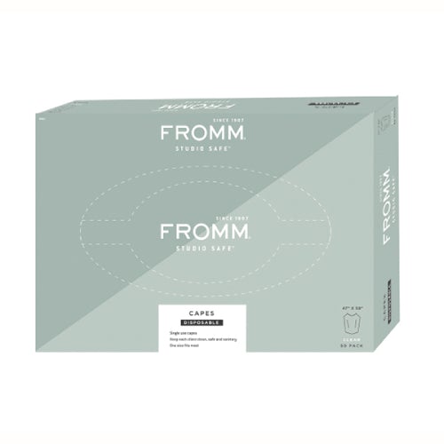 Fromm Disposable Cape Clear 50 pack - Image Beauty