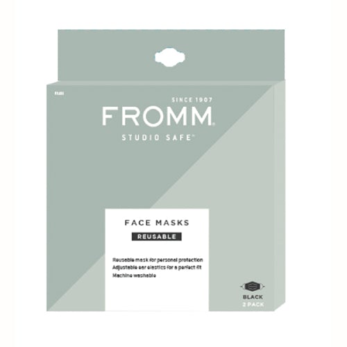 Fromm Reusable Fask Mask Black 2 pack - Image Beauty