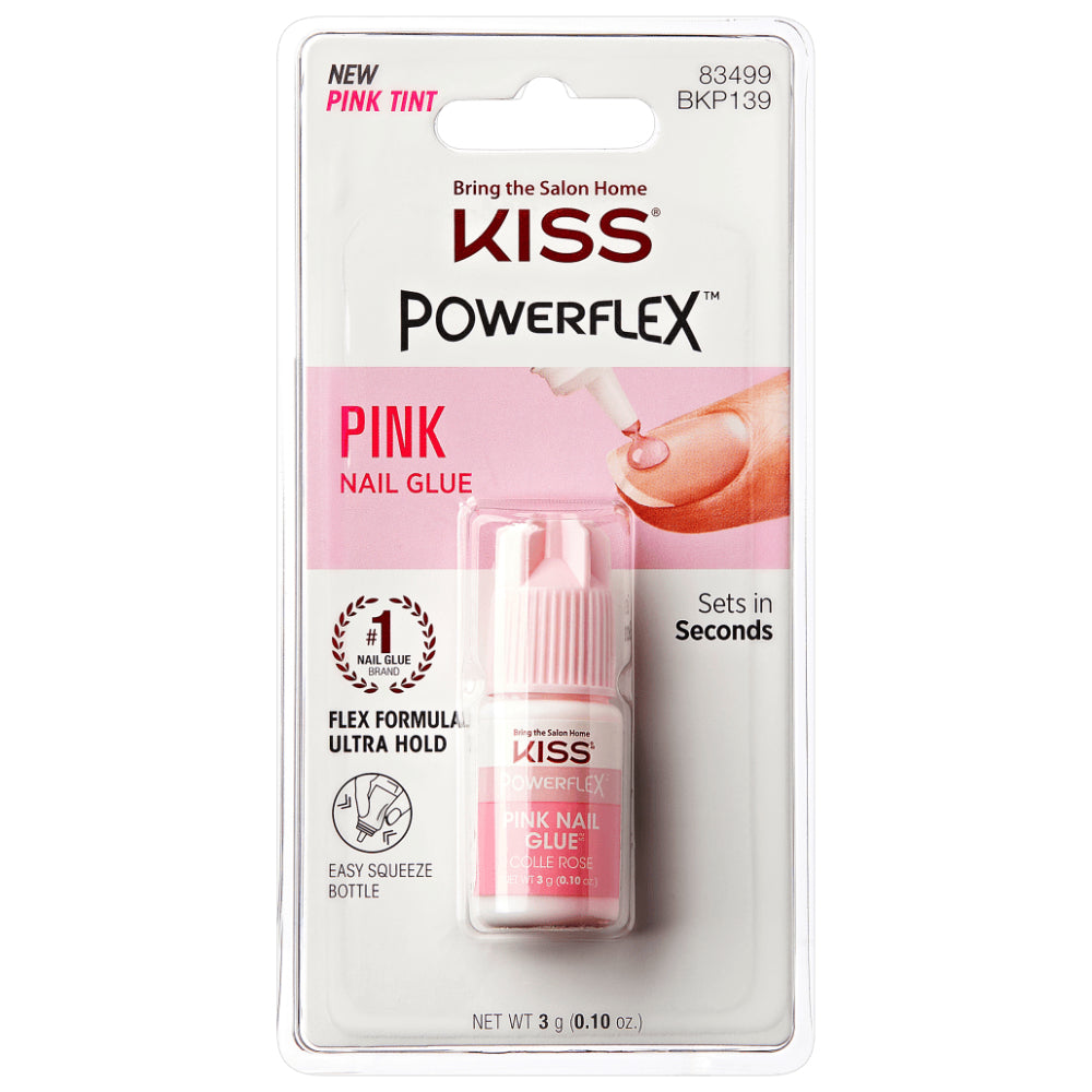 Kiss Powerflex Pink Nail Glue - Image Beauty