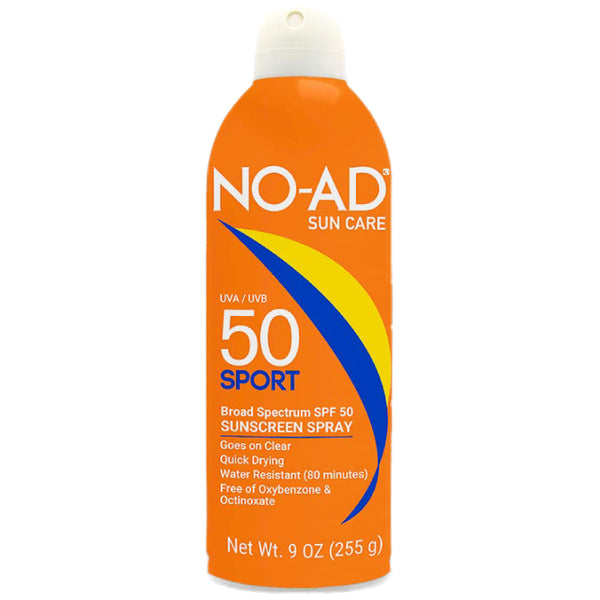 NO AD Sunscreen Spray Sport SPF50 - Image Beauty