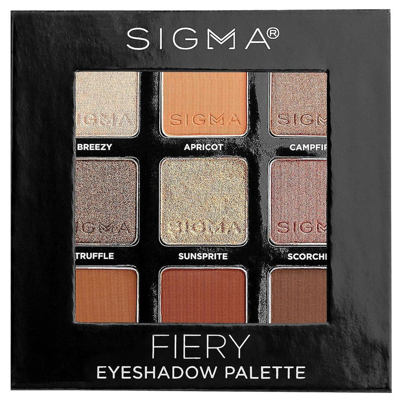 Sigma Beauty Fiery Eyeshadow Palette - Image Beauty