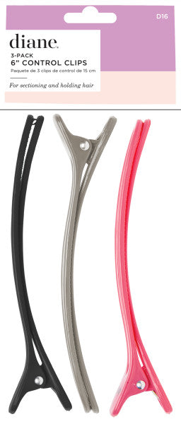 DIANE CONTROL CLIPS 6 IN 3 PER BAG - Image Beauty