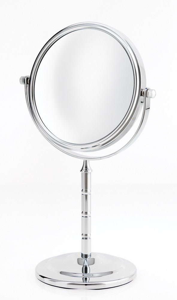 Danielle Chrome Vanity Mirror 5X Magnification | D804 - Image Beauty