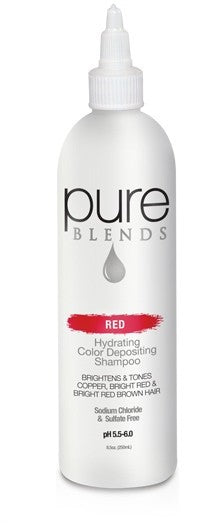 Pure Blends Red Color Depositing Shampoo 8.5 oz - Image Beauty